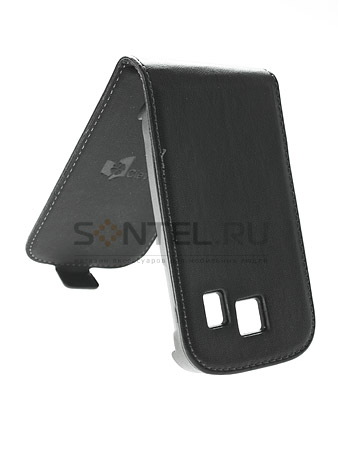 Чехол-книжка Clever Case UltraSlim PREMIUM для Samsung S3850 Corby II чёрный