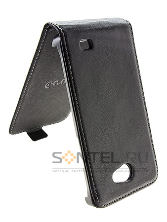 Чехол-книжка Clever Case UltraSlim PREMIUM для Samsung Galaxy i9103 R чёрный