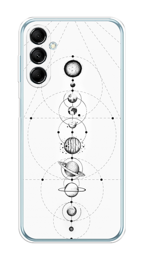 Чехол на Samsung Galaxy M14 5G "Парад планет"