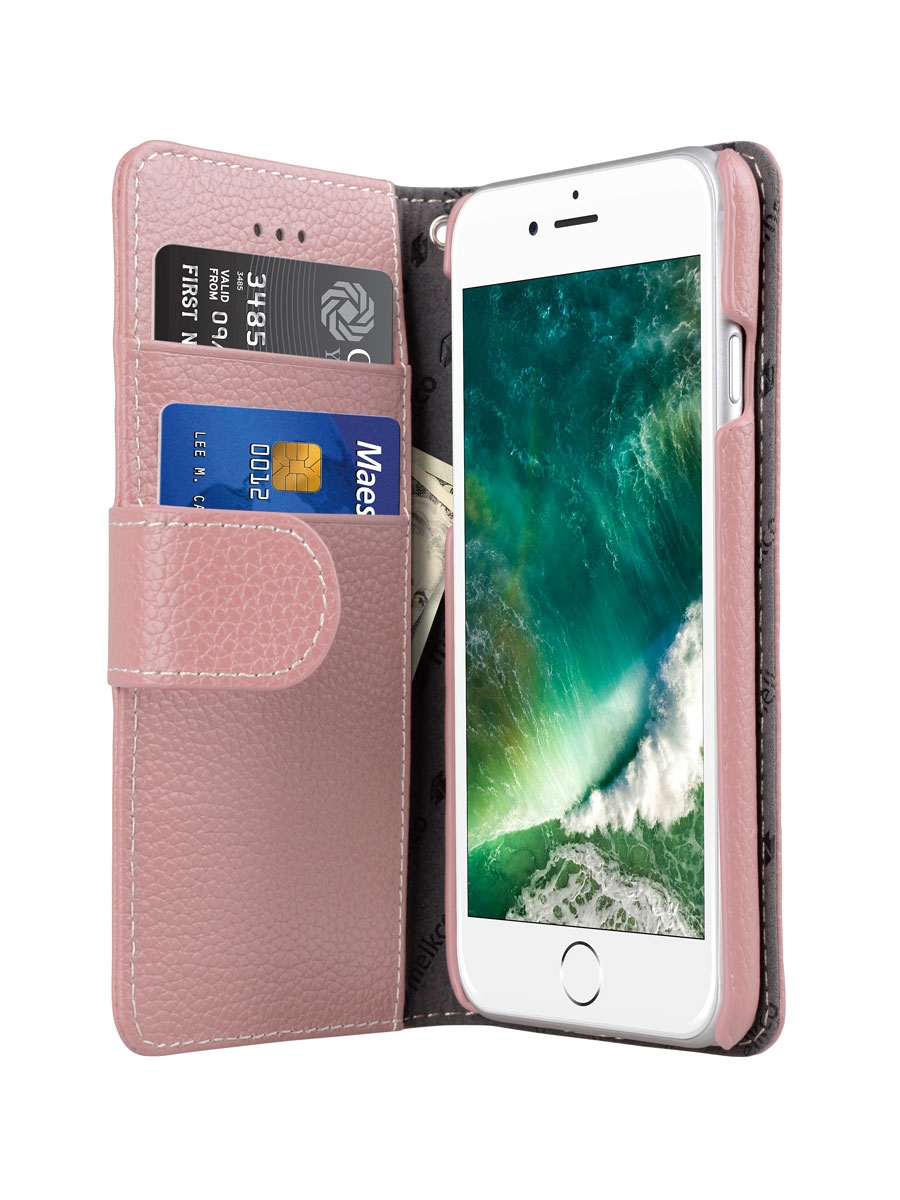 Чехол Melkco Wallet Book Type для Apple iPhone 7/8 Pink