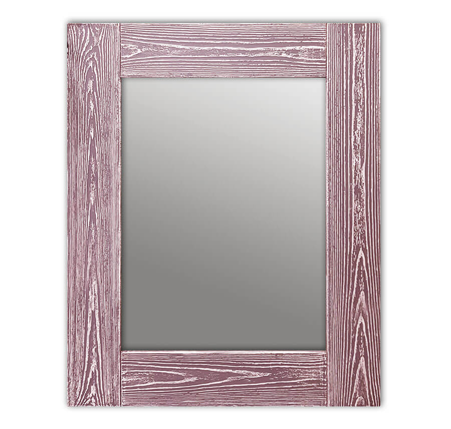 Зеркало Шебби Шик Розовый Прямоугольное 75х110 см