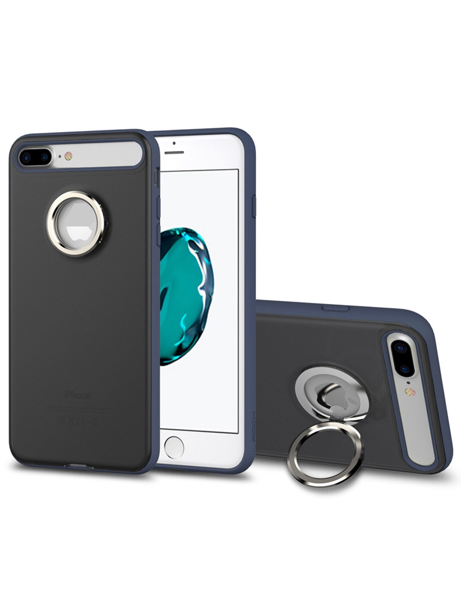 Чехол Rock Ring Holder Case M2 для Apple iPhone 7 Plus/8 Plus Black/Blue