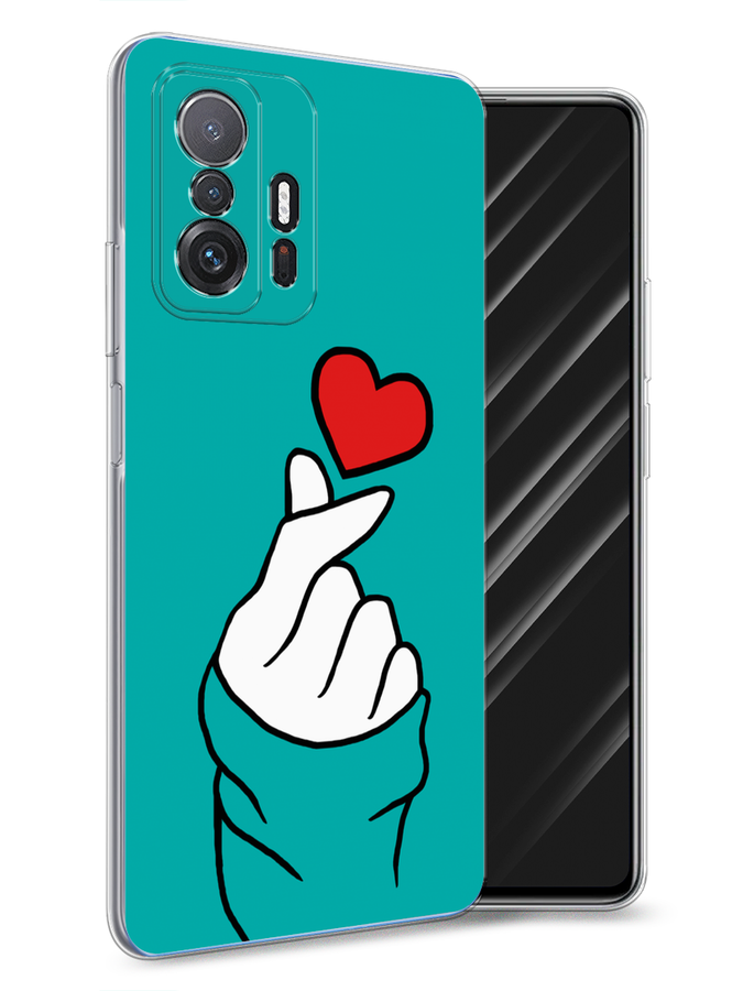 Чехол Awog на Xiaomi Mi 11T/11T Pro "Маленькое сердечко"