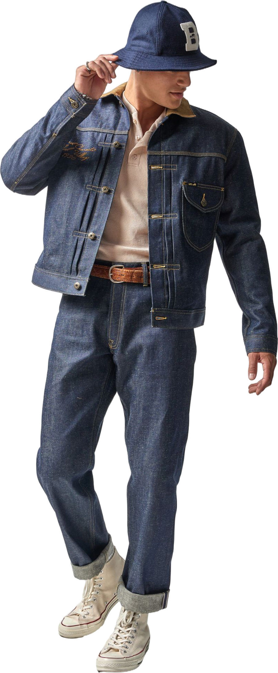 Джинсовая куртка мужская Lee LC02IFA17 синяя XL