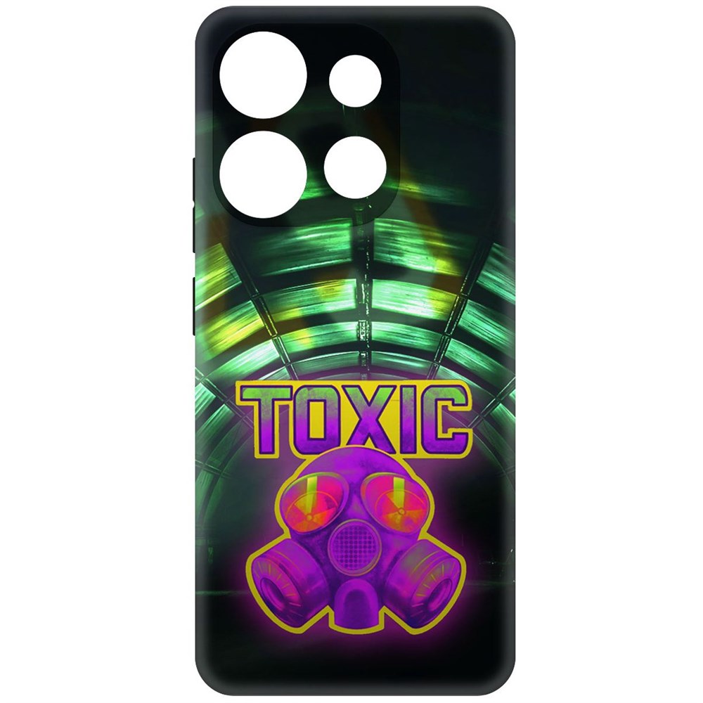 Чехол-накладка Софт Cтандофф 2 (Standoff 2) - Стикер Toxic для Tecno Pop 7