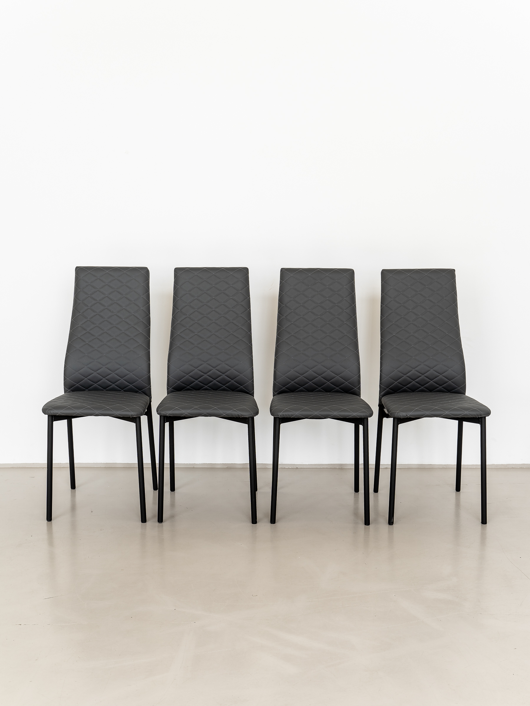Комплект стульев для кухни SANYAK Ромб Стандарт, Серый, 4 шт