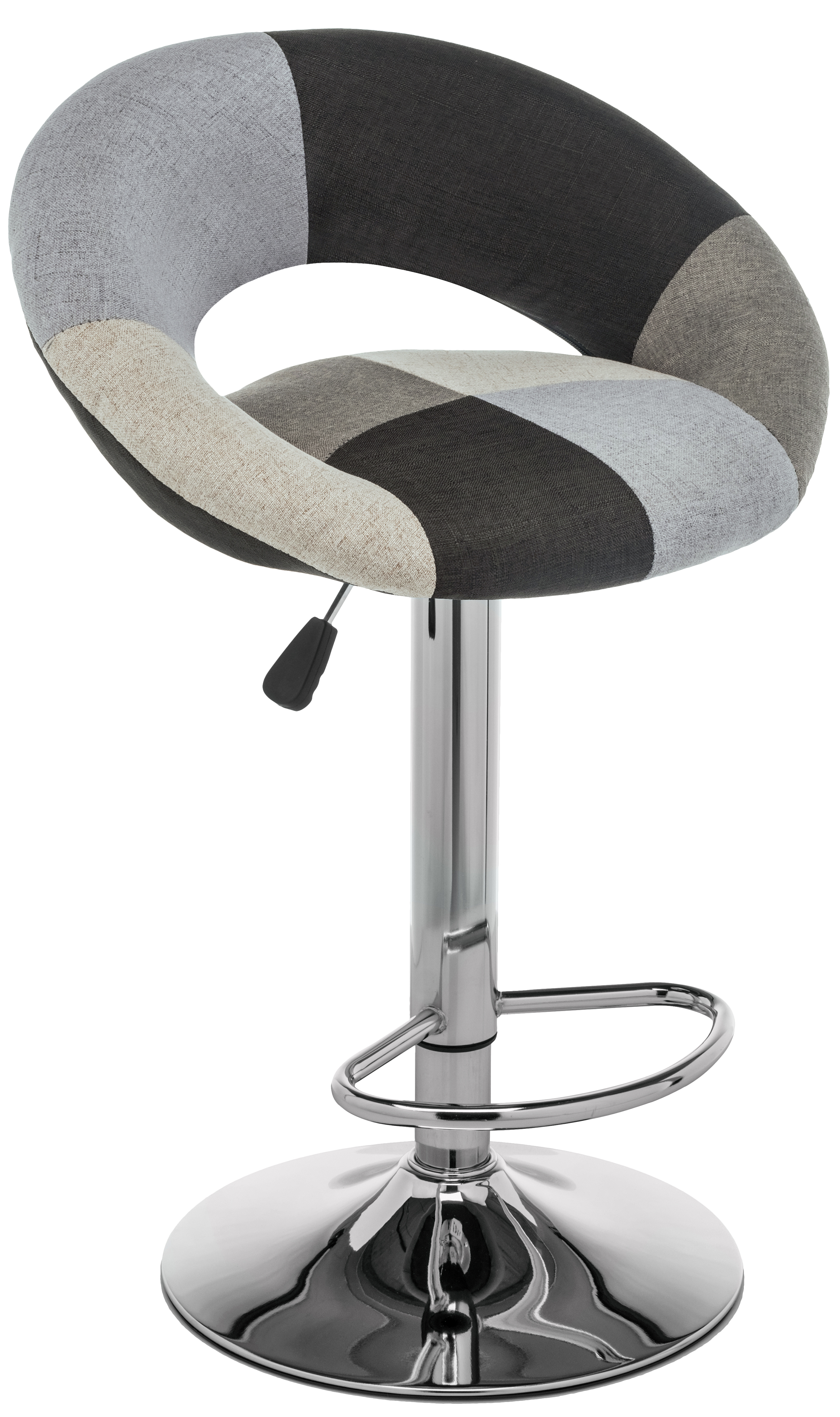 Барный стул Woodville Cody 11166, серебристый/серый