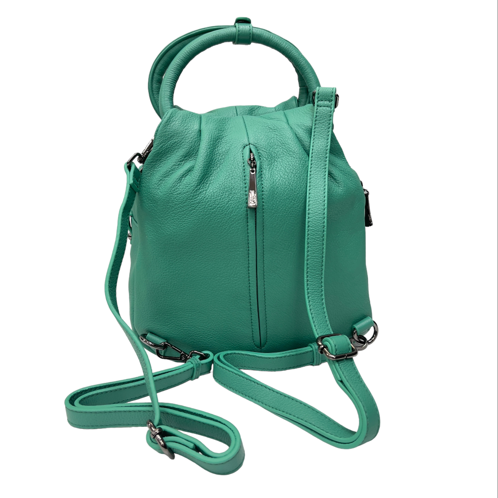 Сумка-рюкзак женская VALENSIY 626К, светло-зеленая