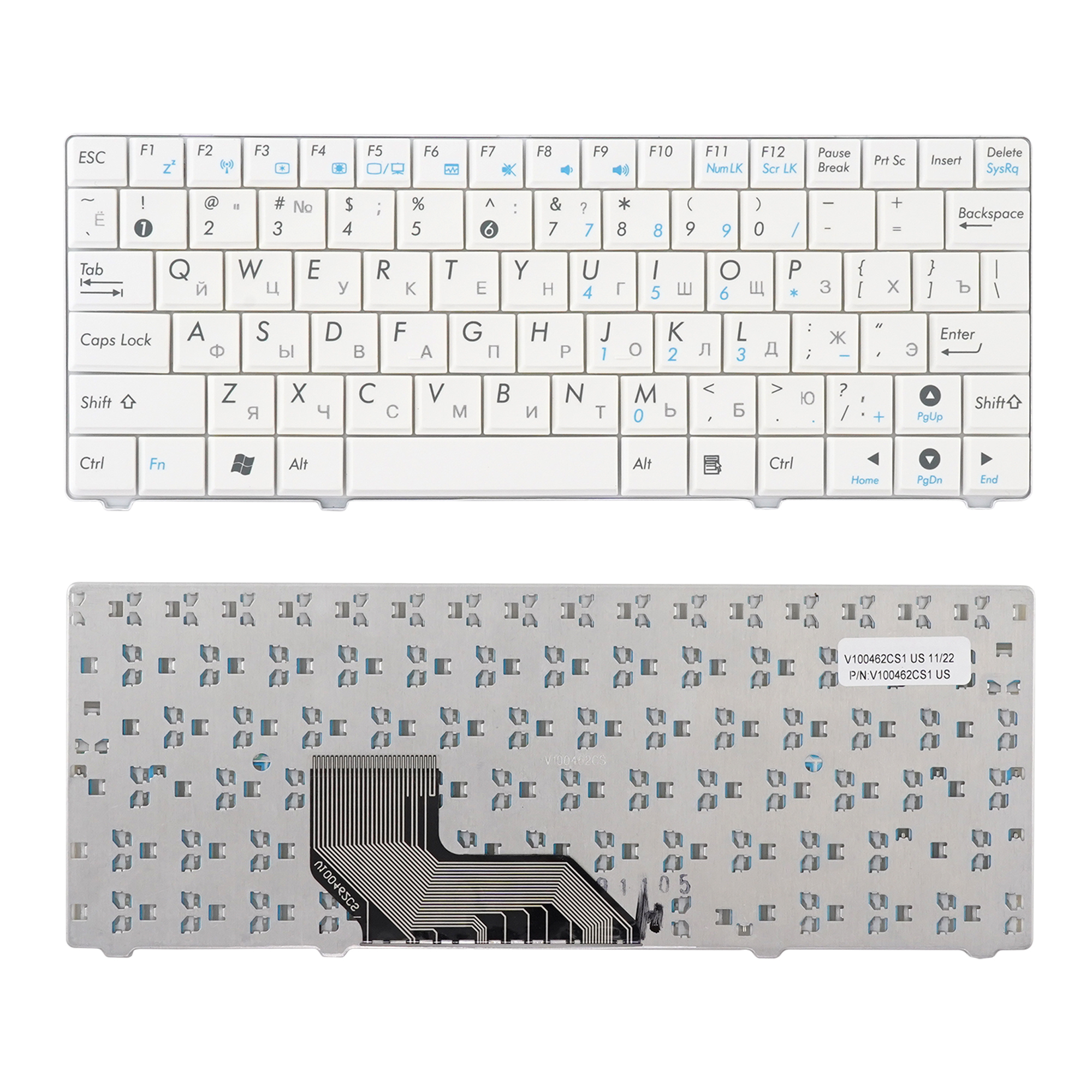 Клавиатура Azerty для ноутбука Asus Asus Eee PC T91, T91MT, M90H