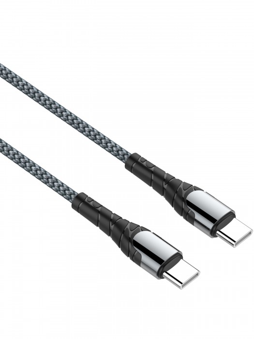 Кабель LDNIO LC102 USB Type-C-Type-C/ 2m/ 60W Gray