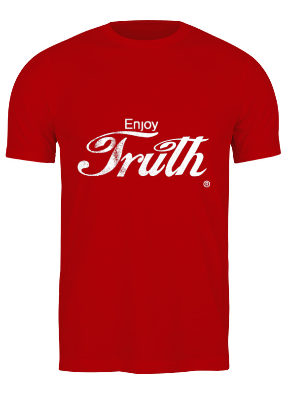 Футболка мужская Printio Coca cola enjoy truth! 0854183 красная L