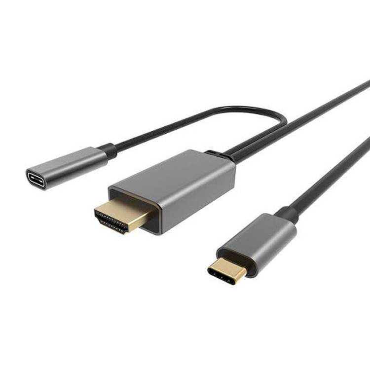Переходник Telecom USB Type-C-HDMI , M-F 1,8м Black (CU423MCPD-1.8M_217171)