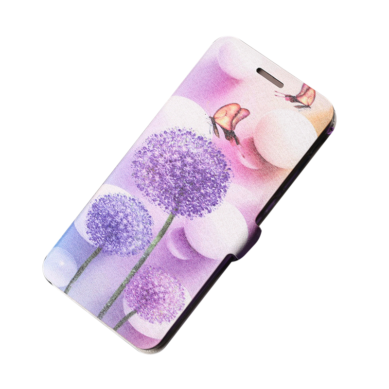 Чехол-книжка MyPads на Xiaomi Redmi 7/ Redmi Y3 с рисунком на тему Фиолетовые одуванчики
