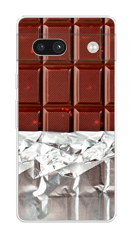 Чехол на Google Pixel 7A "Шоколад в обертке"