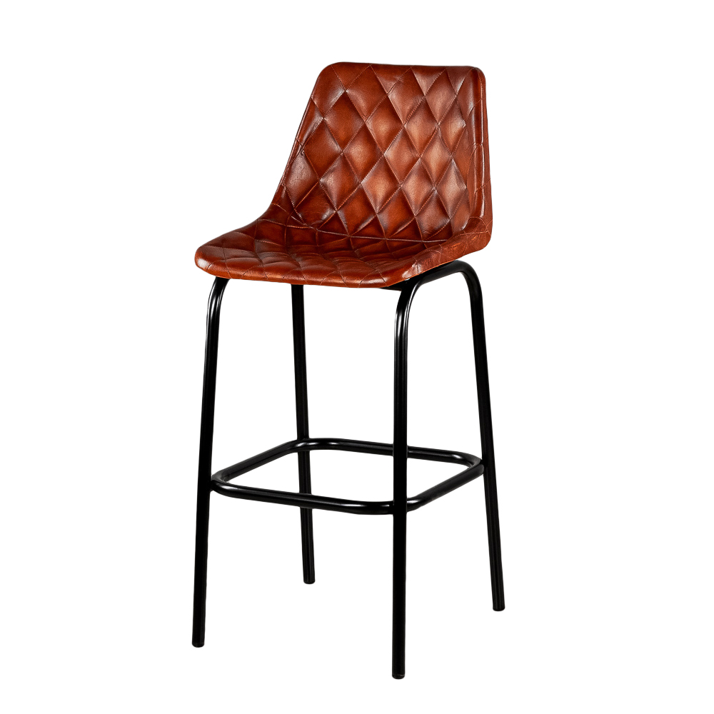 Барный стул Decor-of-today 1864, черный/коричневый