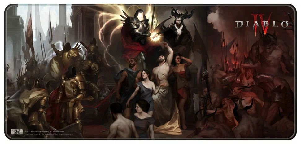Коврик для мыши Blizzard: Diablo IV –  Inarius And Lilith