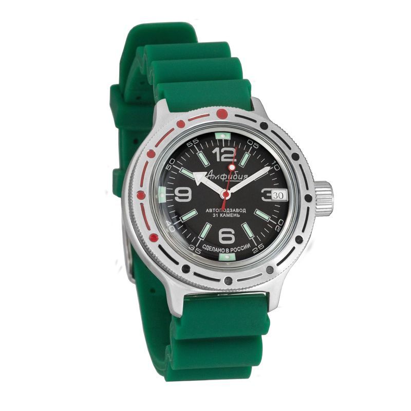 Наручные часы мужские Восток 420640 зеленые