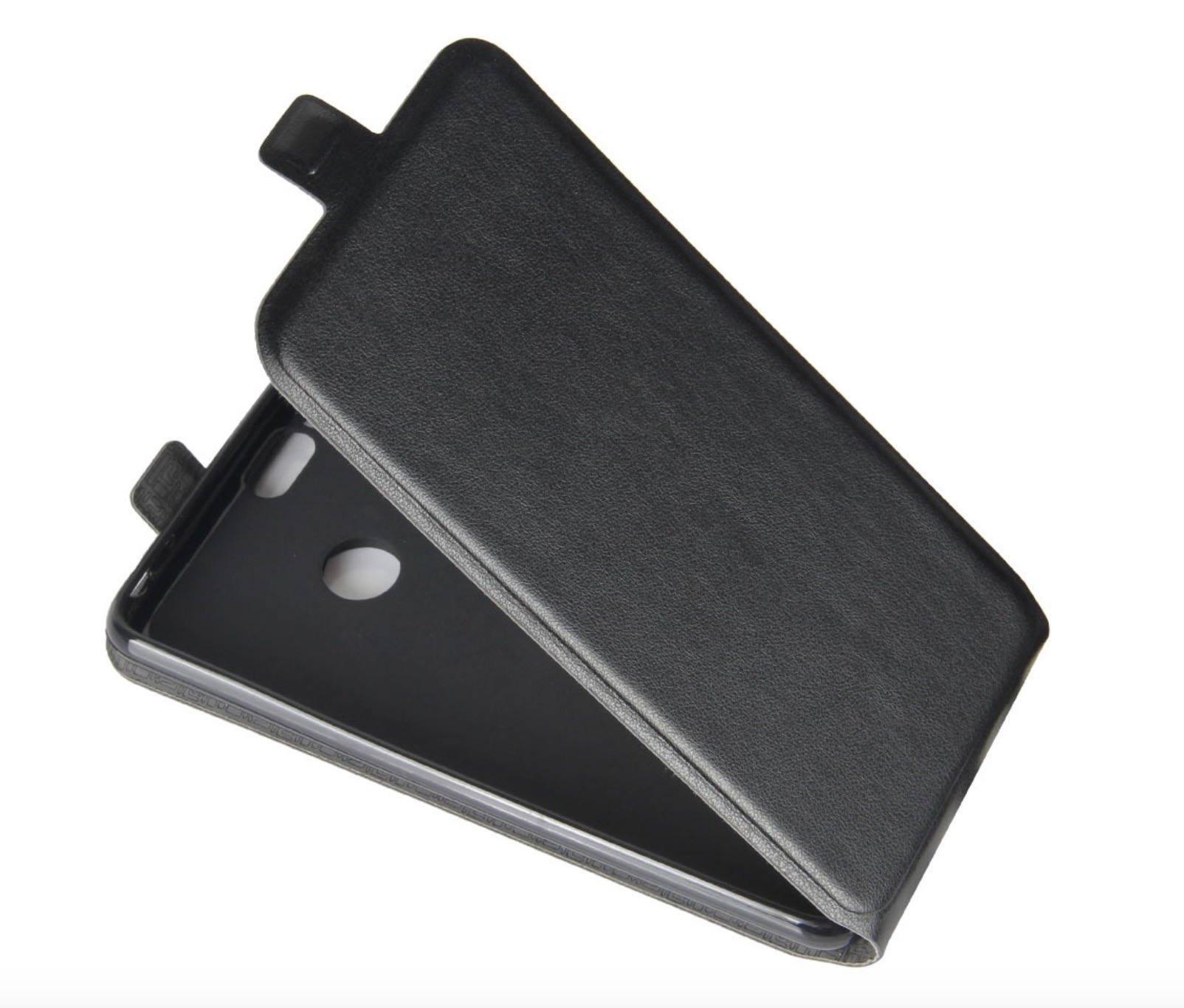 Чехол-флип MyPads для Motorola Moto E6 вертикальный откидной черный