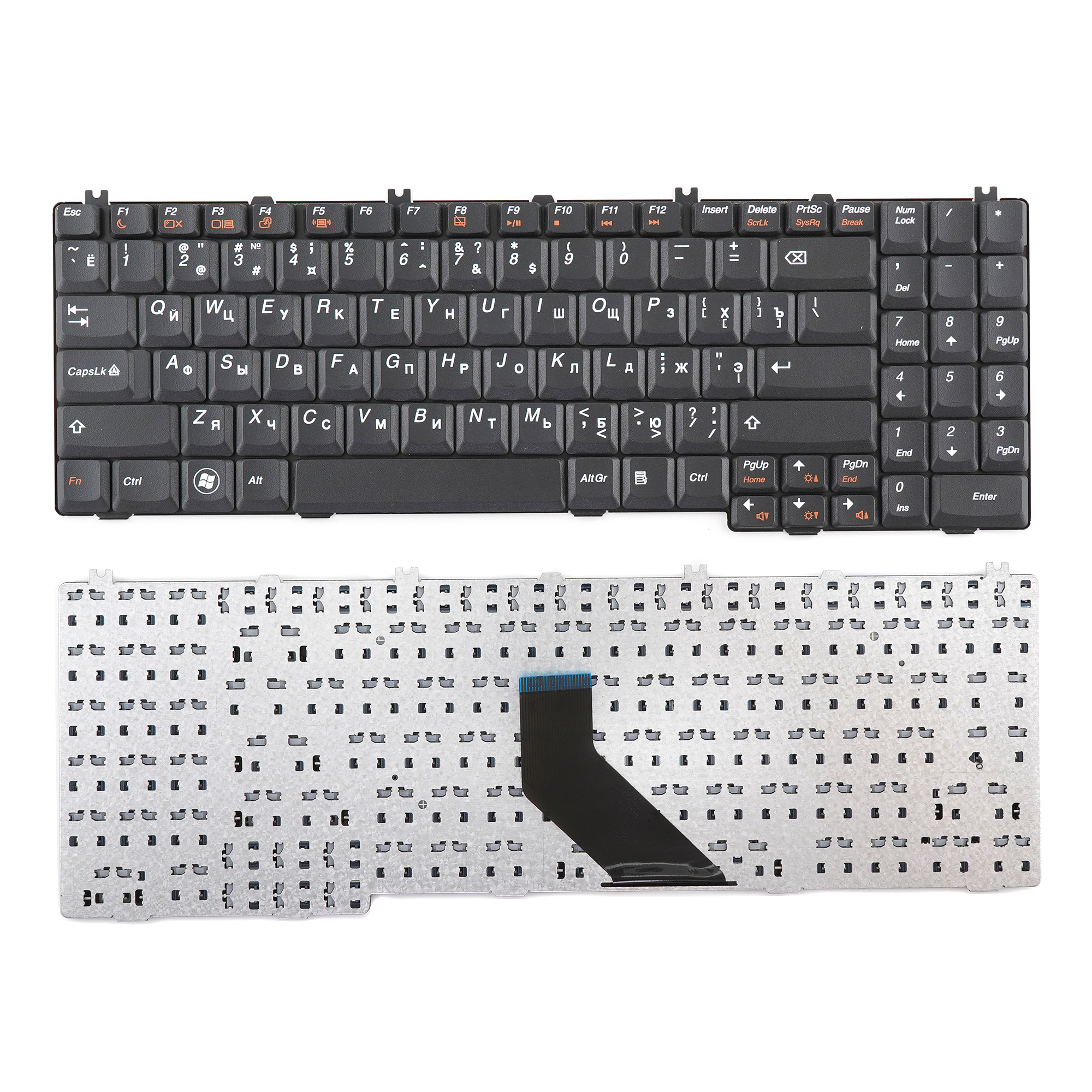 Клавиатура Azerty для ноутбука Lenovo B560/ G550/ V560 черная