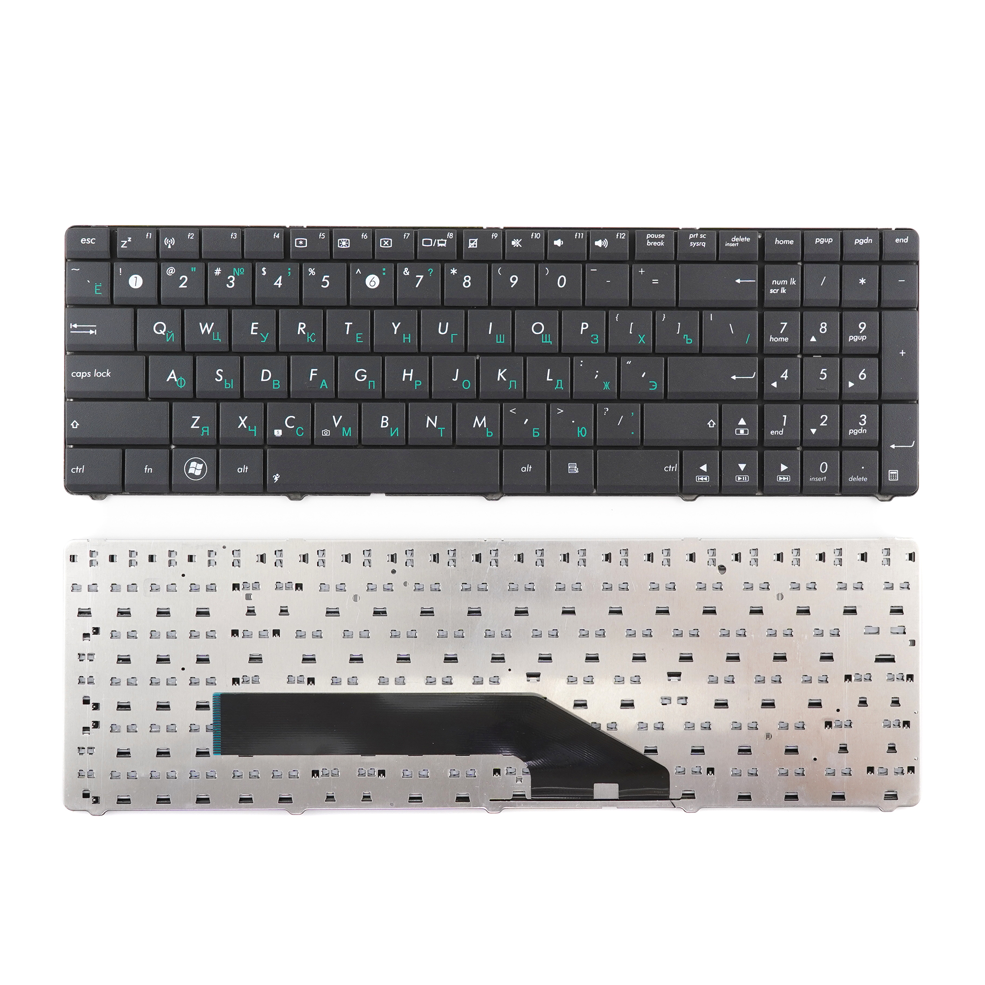 Клавиатура Azerty для ноутбука Asus K50/ K60/ K70/ K51/ K60/ K61/ K70/ P50 черная