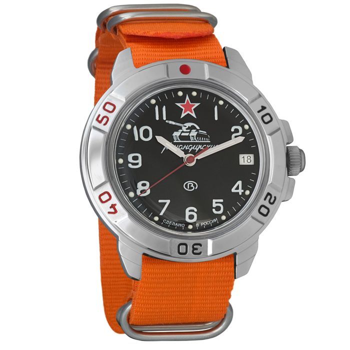 Наручные часы мужские Восток 431306 оранжевые