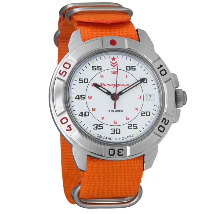 Наручные часы мужские Восток 431171 оранжевые