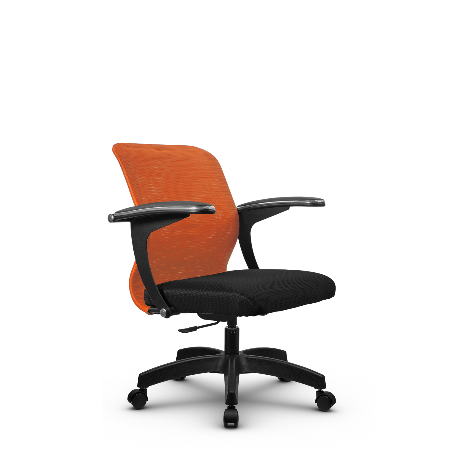 Кресло компьютерное SU-M-4/подл.160/осн.005 Оранжевый/Черный