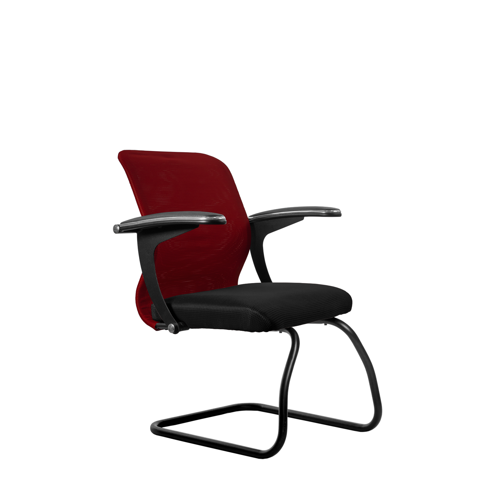 Кресло компьютерное SU-M-4/подл.160/осн.008 Бордовый/Черный