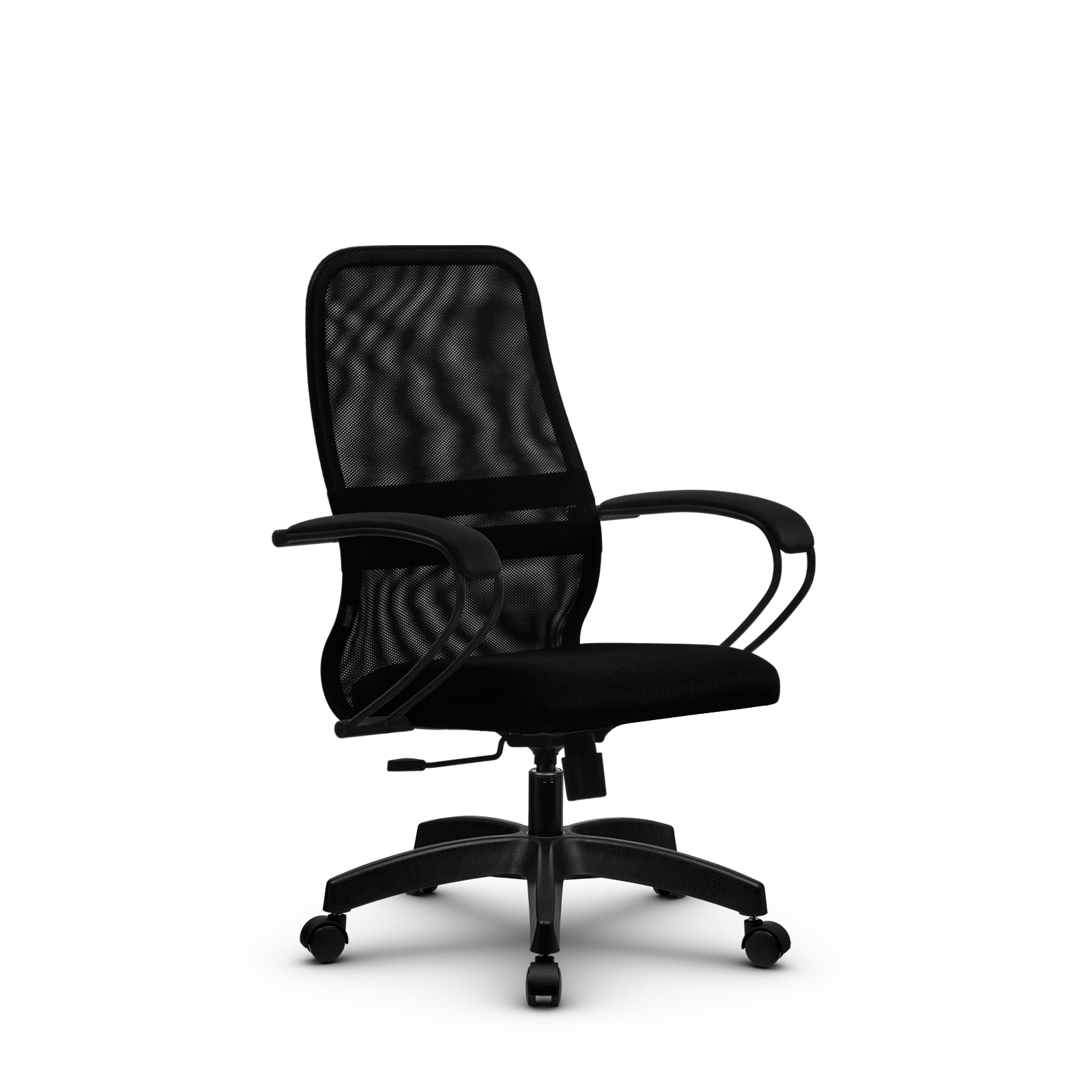 Кресло компьютерное SU-C-8/подл.130/осн.001 Черный
