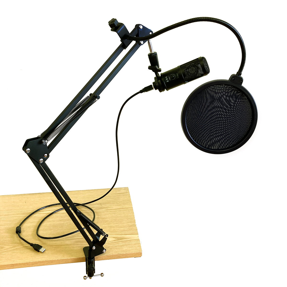 Микрофон Espada EU010-ST Black (45198)