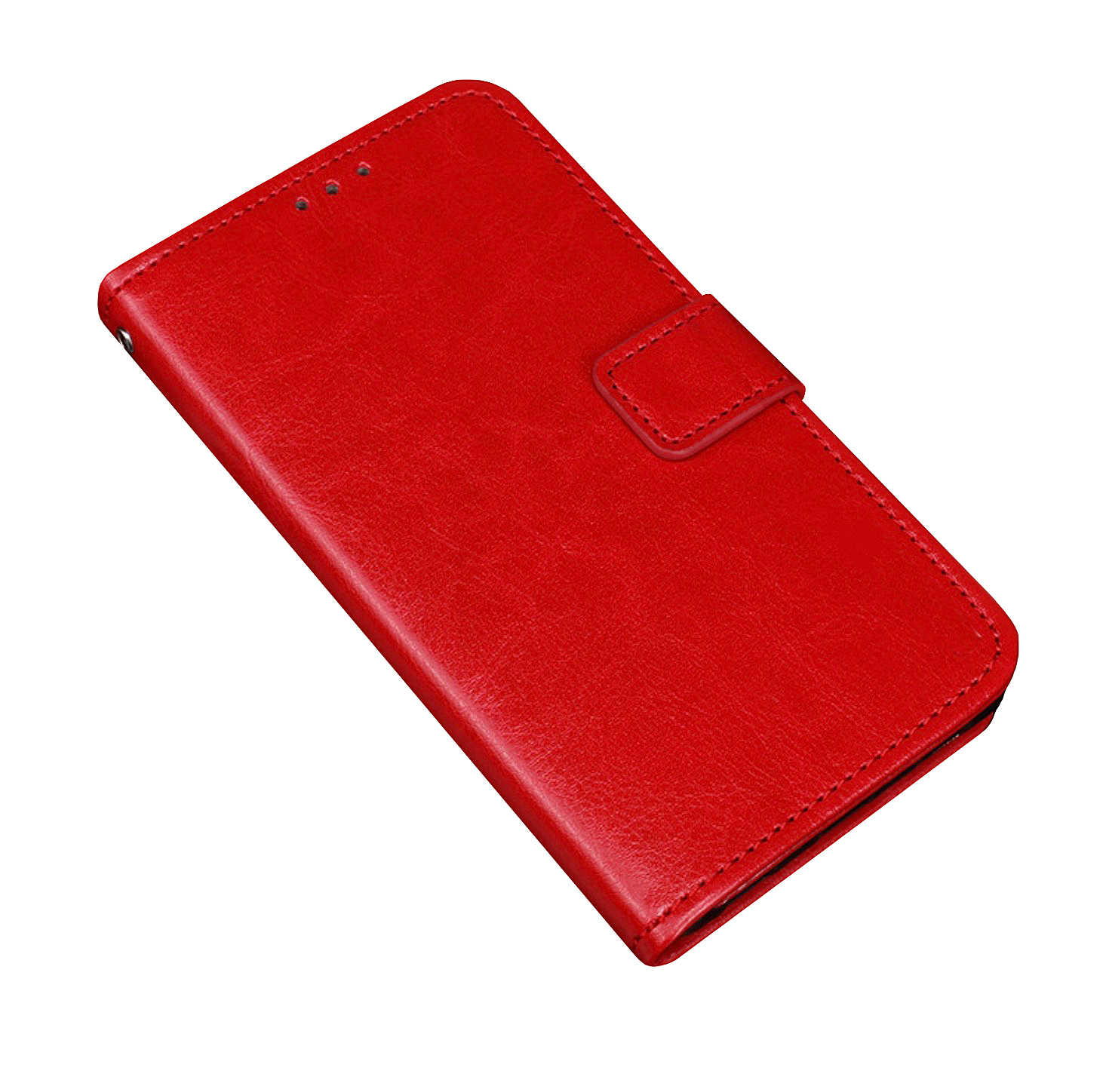 Чехол-книжка MyPads для Redmi Note 8 Pro с мульти-подставкой застежкой и визитницей красны