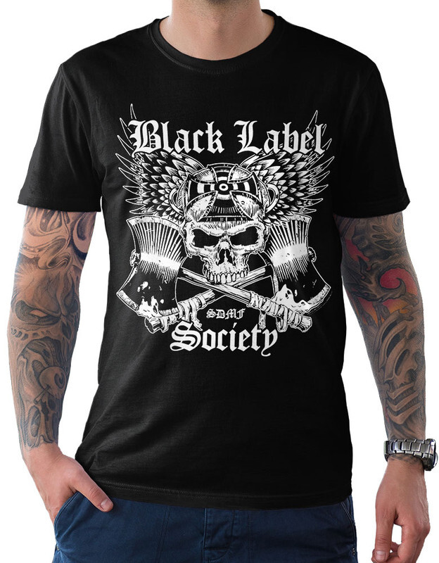 Футболка мужская Design Heroes Black Label Society черная XL