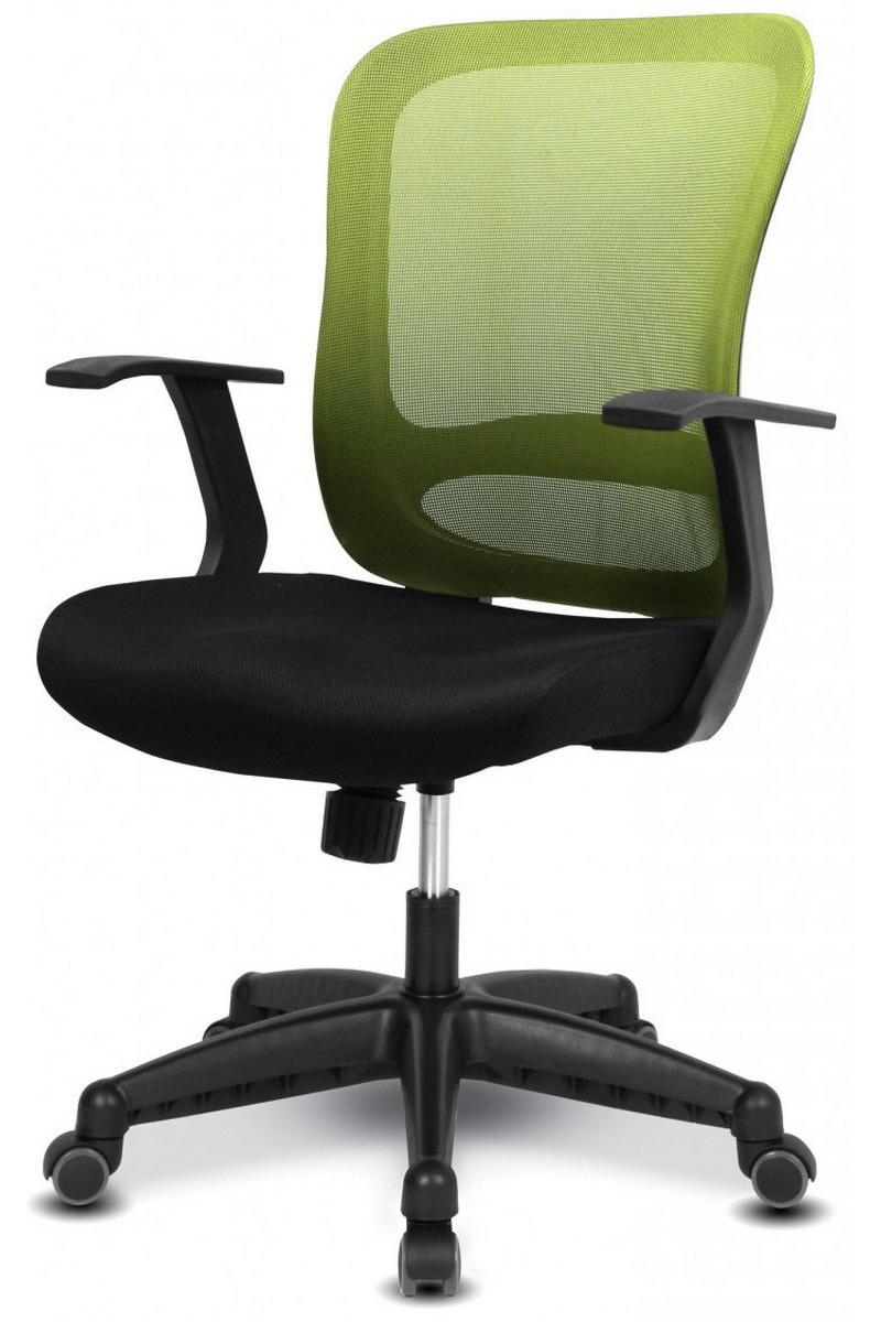 Ортопедическое кресло DSP 1801J - черно-зеленое