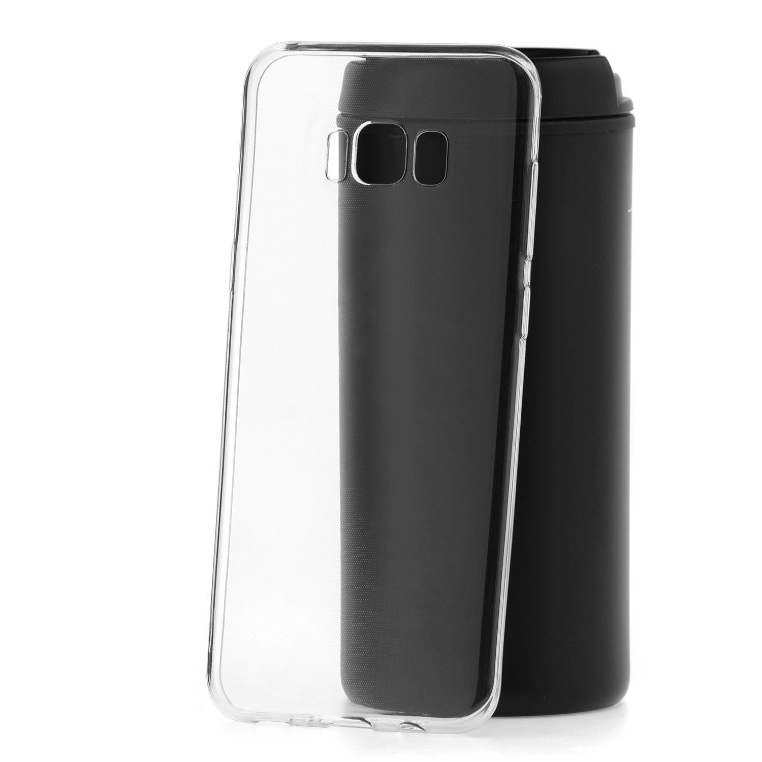 Чехол для Samsung Galaxy S8 Plus Derbi Slim КRUЧЕ Silicone прозрачный