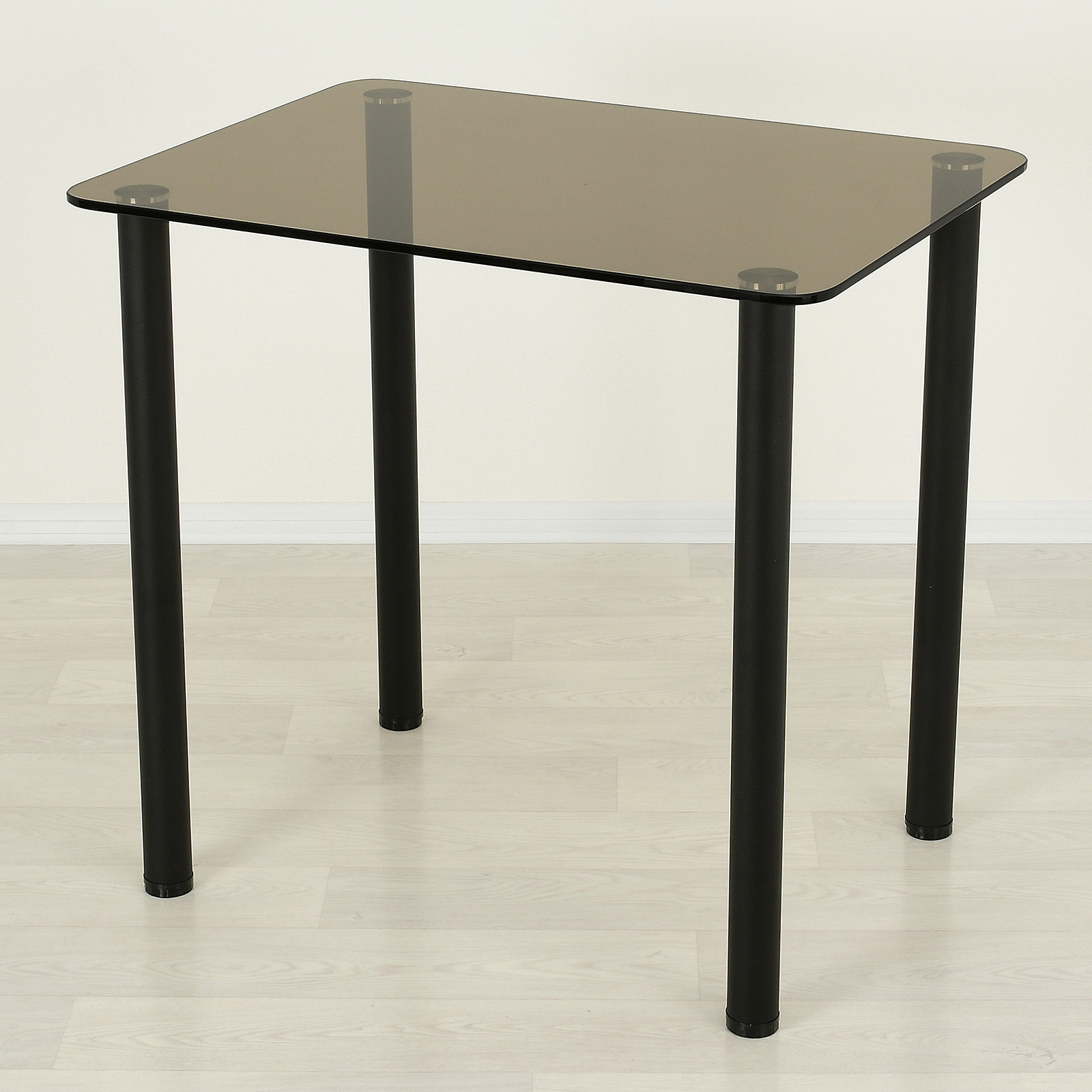 Стеклянный стол Mebel Apartment Эдель 10 бронза/черный 900х600
