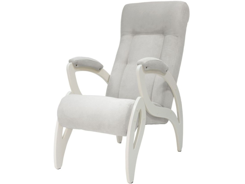 Кресло для отдыха, Glider Модель 51 «Весна», дуб шампань, Verona Light grey