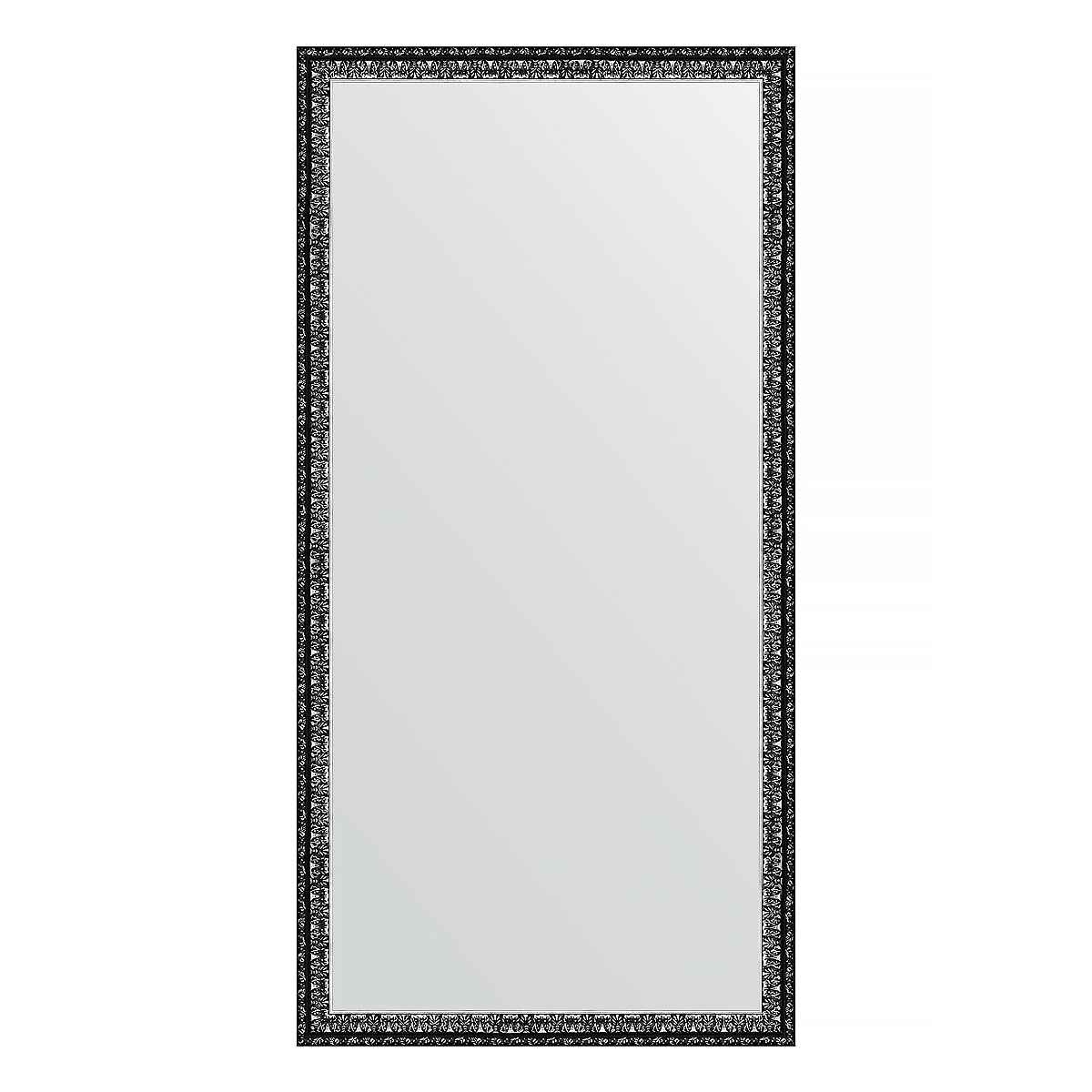 Зеркало в раме 51x101см Evoform BY 1048 черненое серебро