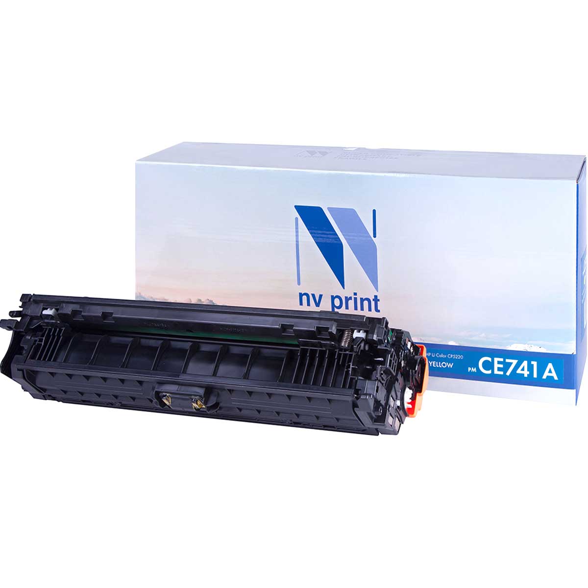 Картридж для лазерного принтера NV Print CE741AC, Blue