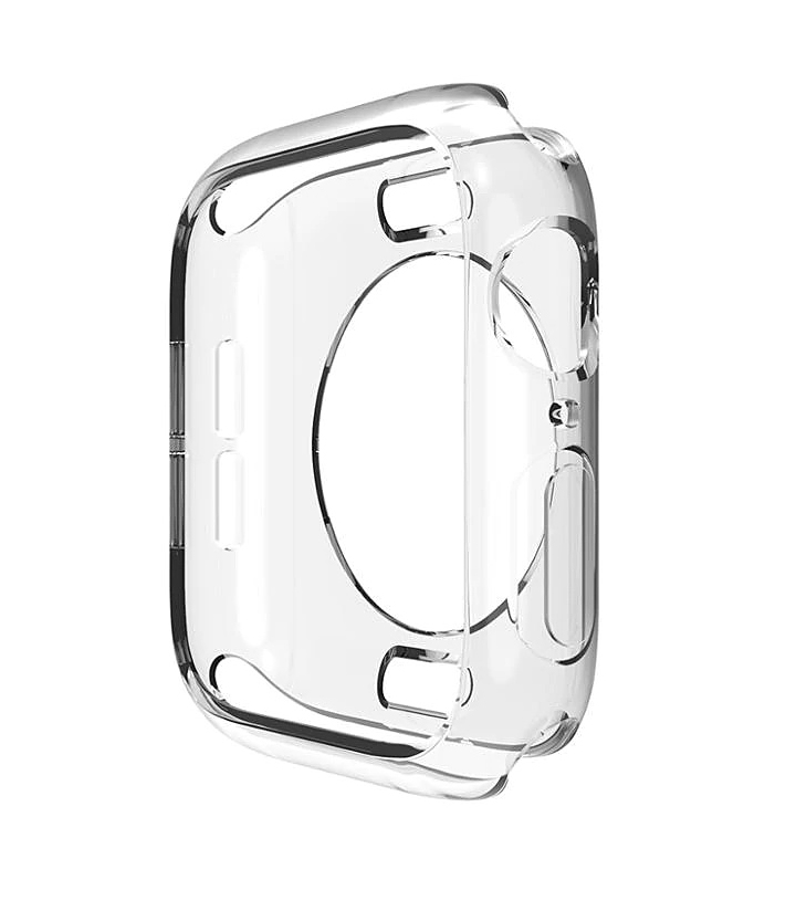 Чехол-кейс-пенал MyPads для умных смарт-часов Apple Watch 38mm тонкий силиконовый прозрачн