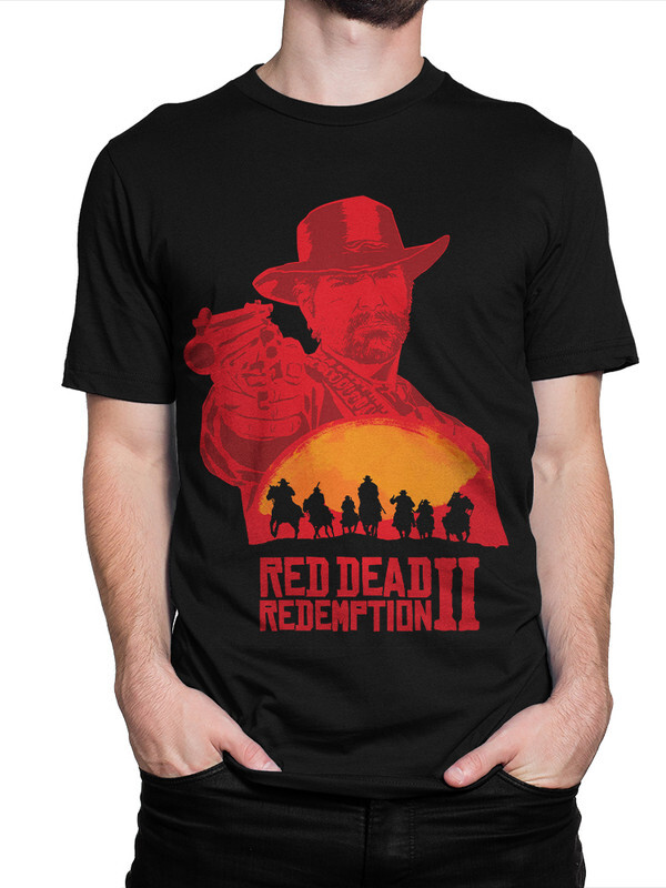 Футболка мужская Design Heroes Игра Red Dead Redemption черная 3XL