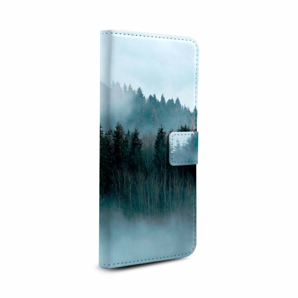 Чехол Awog на Samsung Galaxy A22/M22/M32 "Лес в голубом тумане"