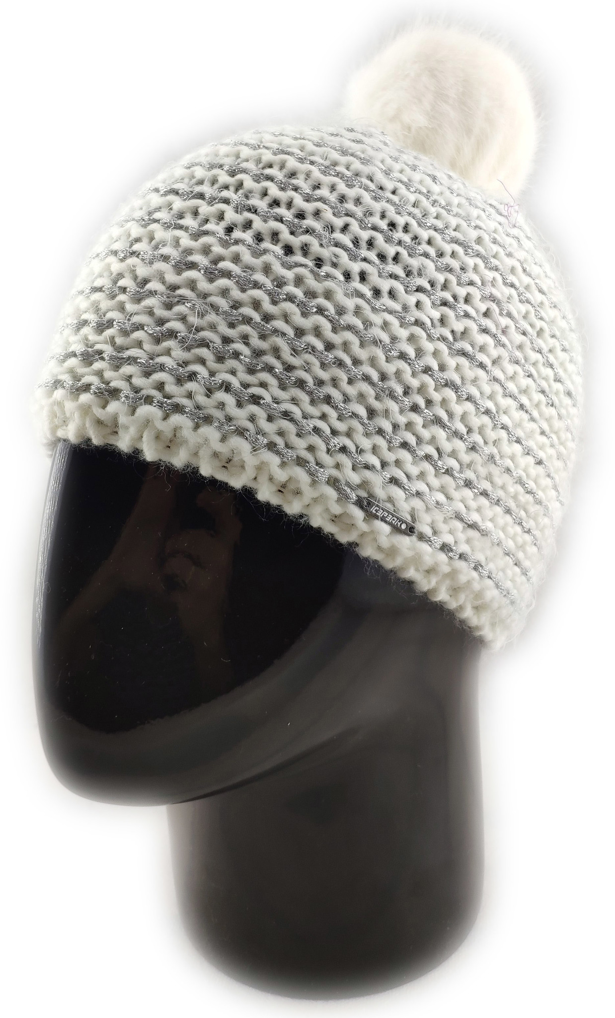 Шапка бини женская IcePeak Inkku Jr белая, one size