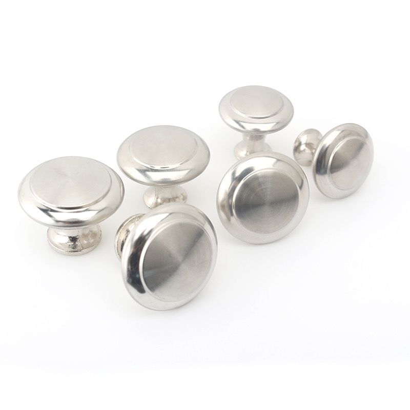 Ручка-кнопка Brante BR906 серебро (комплект 5шт) нержавеющая сталь