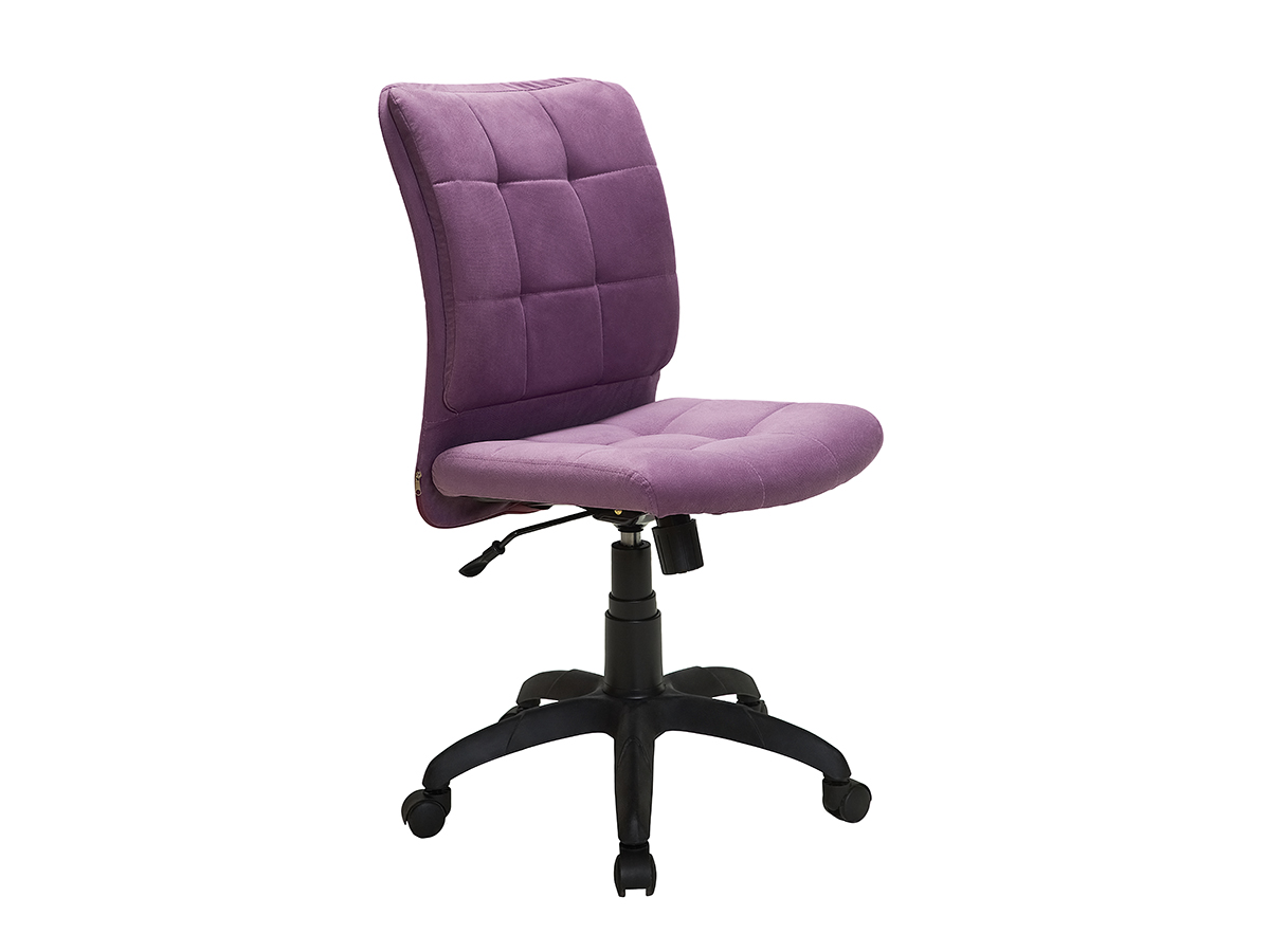 Детское компьютерное кресло  Кресловъ КР-555, черный пластик, фиолетовое
