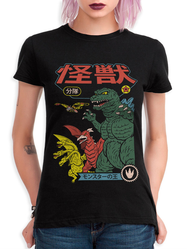 Футболка женская Dream Shirts Годзилла - Godzilla GOD-145568-1 черная L