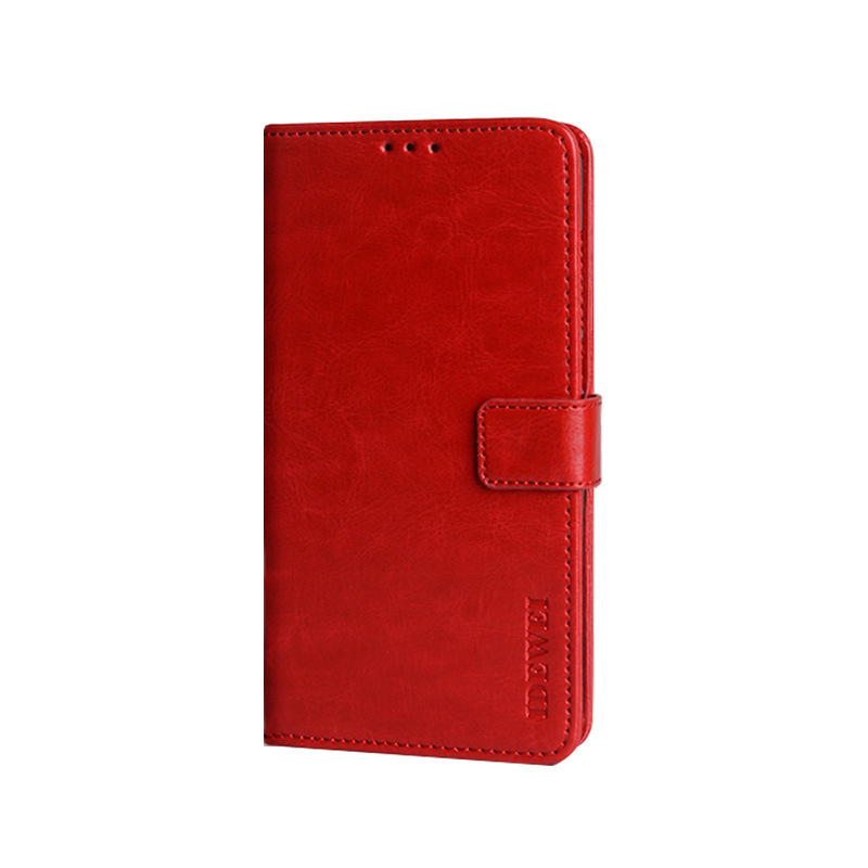 Чехол-книжка MyPads для Samsung Galaxy M12 SM-M127F (2021) с визитницей красный
