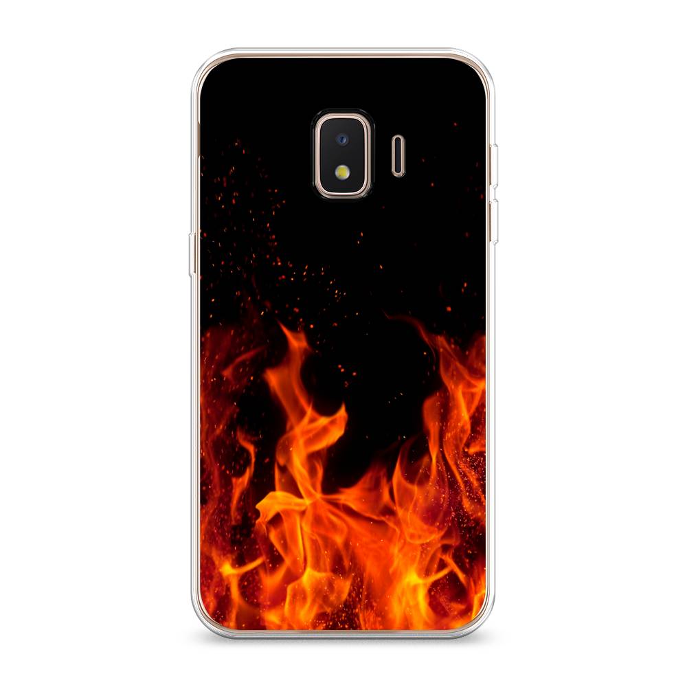 Чехол Awog на Samsung Galaxy J2 Core (2018/2020) / Самсунг J2 Core "Все в огне"