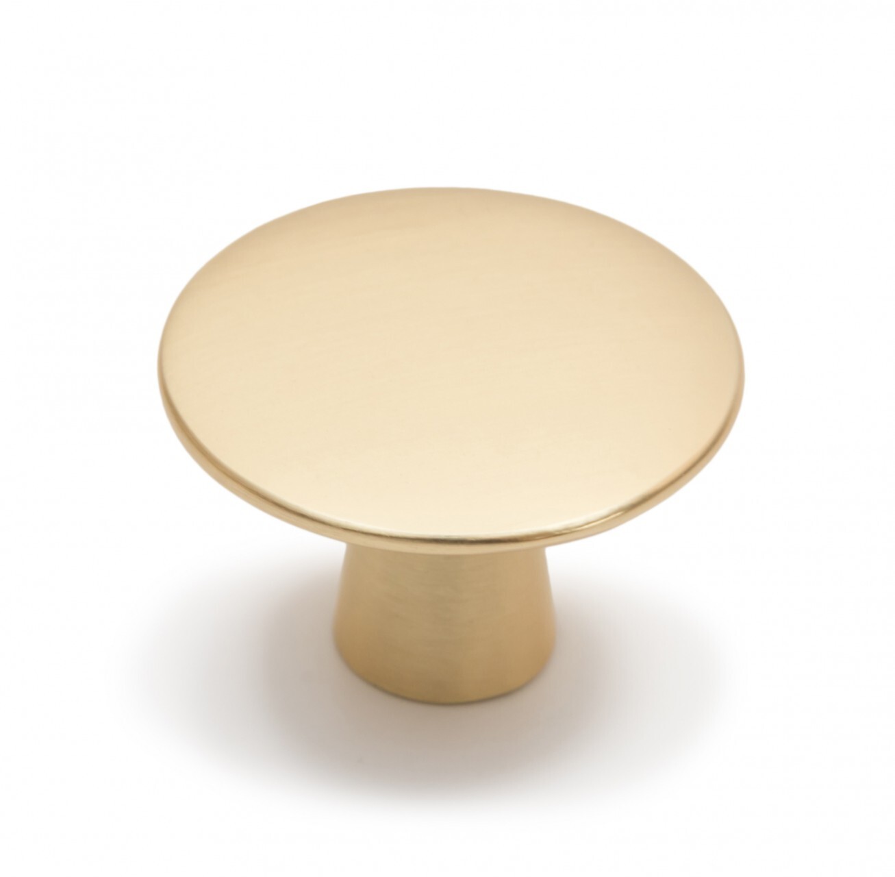 Ручка мебельная кнопка RC035MBSG.4, цвет матовое золото, мебели