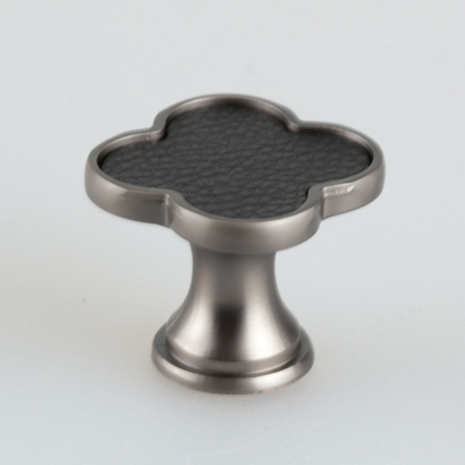 Ручка мебельная кнопка 30 мм, RK.1361.Z.Knob.Grey.black графит-черный