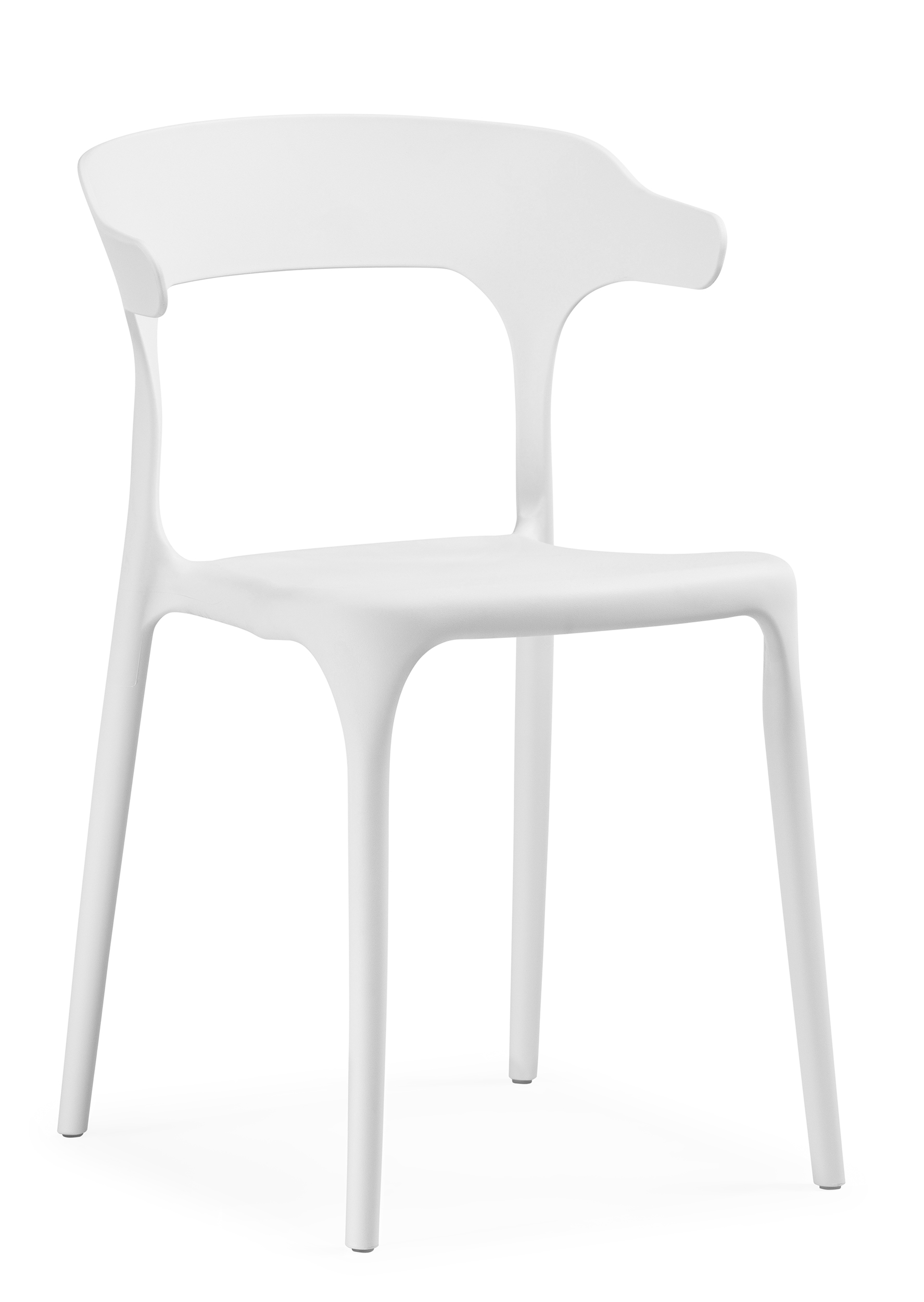 Пластиковый стул Woodville Vite white